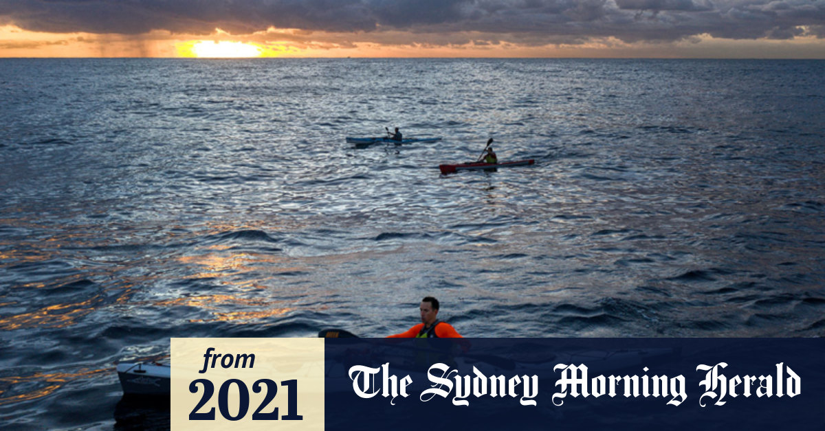 Video Kayaking Across Bass Strait